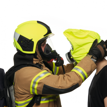 Dräger PARAT 5510 Brandfluchthaube Single Pack EN 403 – ÖBFV